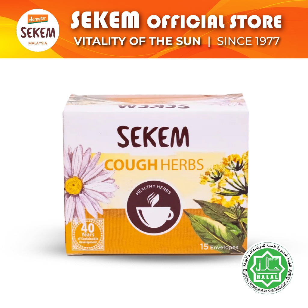 SEKEM ORGANIC COUGH HERBS TEA (15 FILTER BAGS/BOX) | Shopee Malaysia