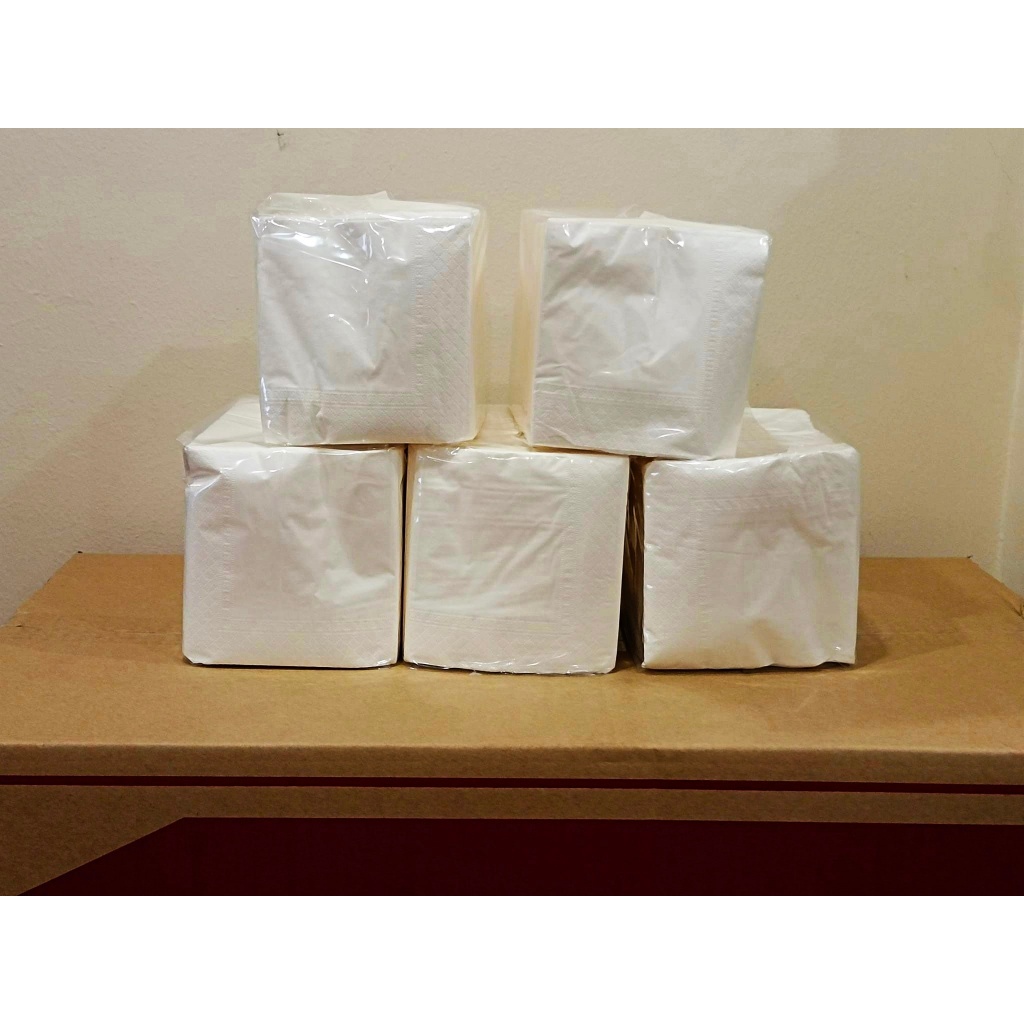 (5 PACKS) Cocktail Napkin 1-Ply - Pure Pulp | Shopee Malaysia