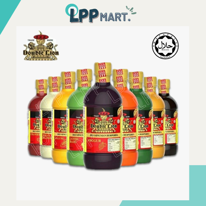 Double Lion Flavoured Concentrade / Bes Minuman Berperisa [495ml ...