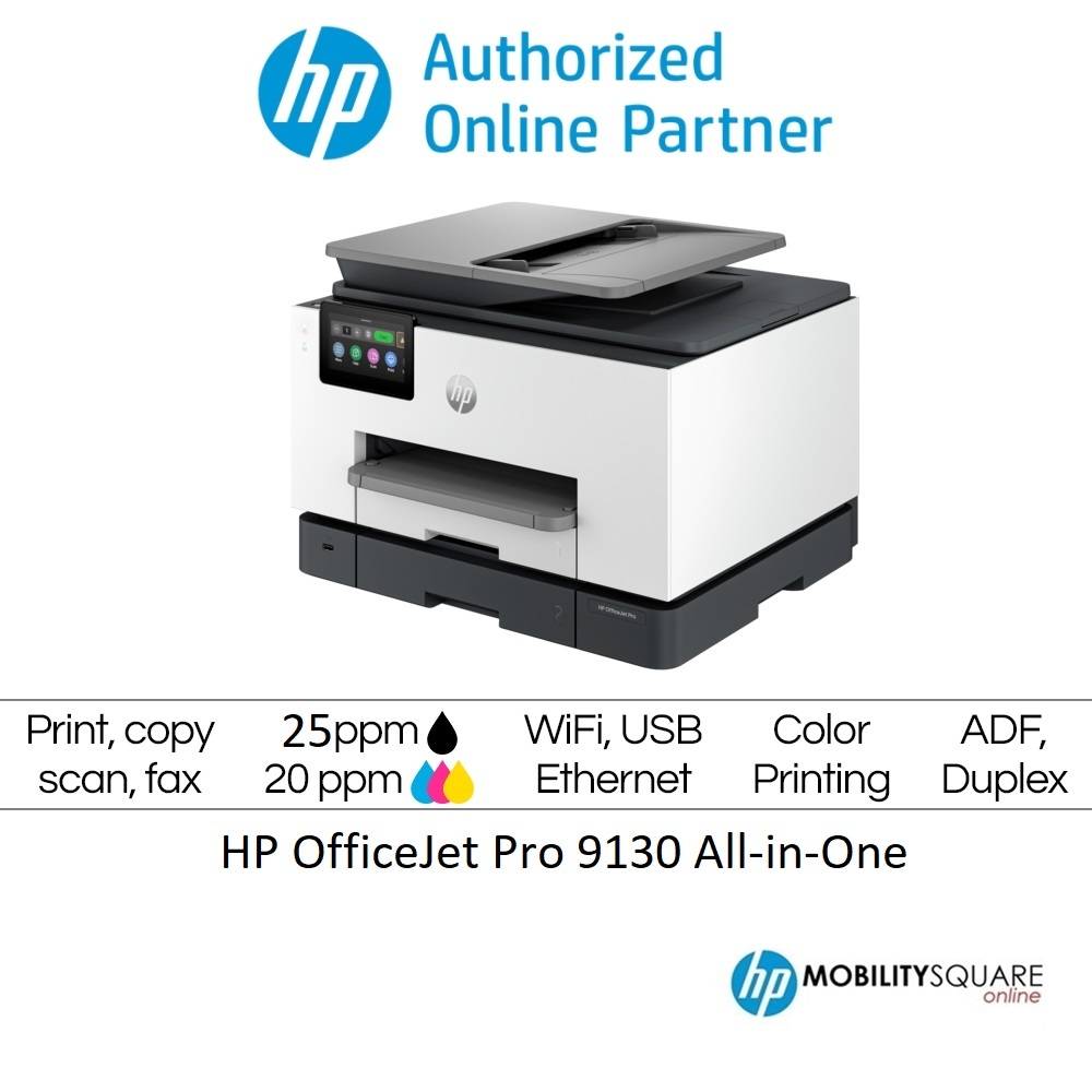HP OfficeJet Pro 9130 All-in-One Printer [Free Redeem T&GO eWallet ...