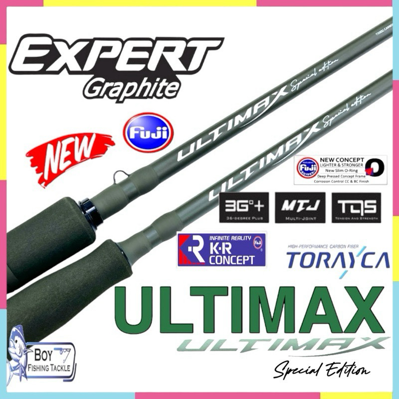 2024 New Expert Graphite Ultimax Special Edition Baitcasting Spinning ...
