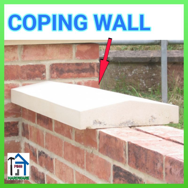 250mm Coping Dinding Atap (Sesuai Untuk 5"-10" Dinding Thickness) (1btg ...