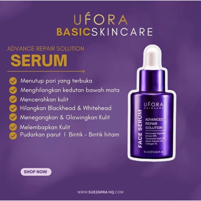 SERUM UFORA ORIGINAL HQ 💜💜💜 | Shopee Malaysia
