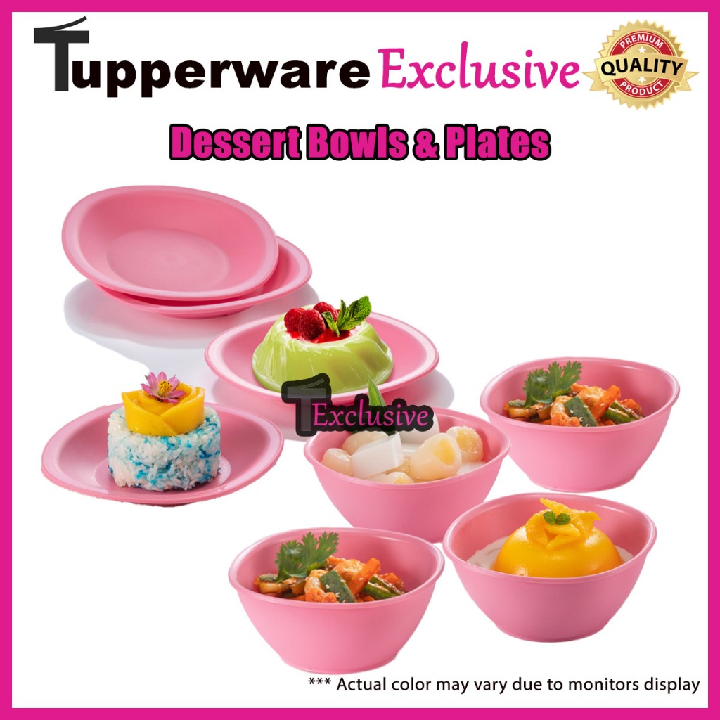 Tupperware Brands Dessert Bowls Dessert Plates Mini Plate Fruit Plate ...
