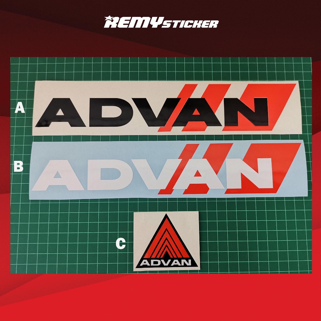 Sticker Advan Racing / Cutting Sticker | Shopee Malaysia