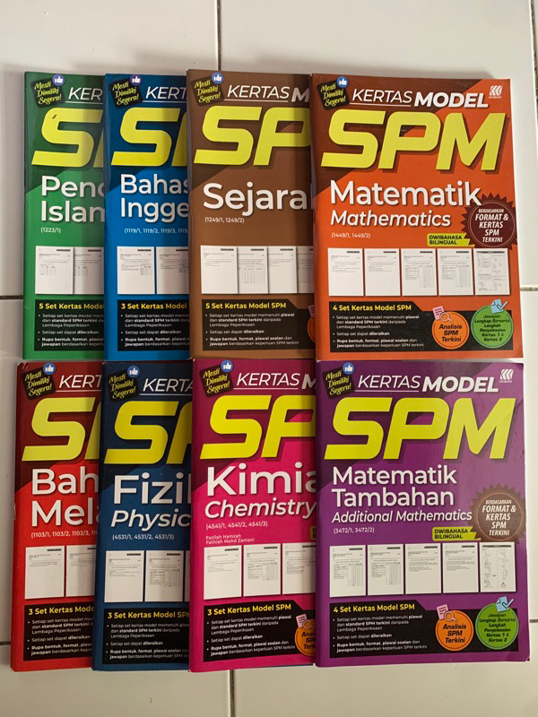 (Preloved) Buku Latihan SPM /Rujukan SPM Kertas Model SPM 2023 | Shopee ...
