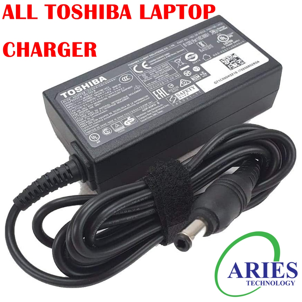 TOSHIBA LAPTOP CHATGER FOR ALL TOSHIBA LAPTOP MODEL AC POWER ADAPTER ...