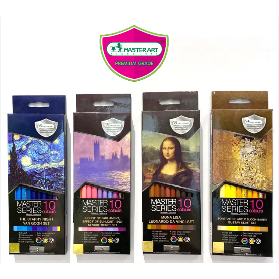 MASTER ART MASTER SERIES COLOURED PENCILS 10 COLOURS | Shopee Malaysia