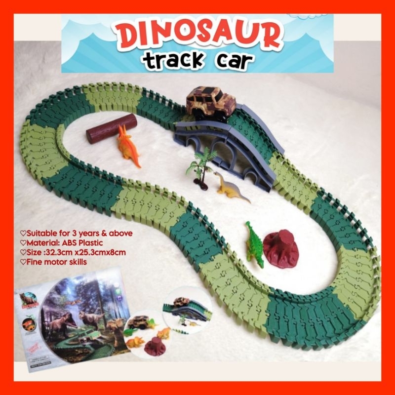 DINOSAUR TRACK CAR | BIRTHDAY GIFT | EDUCATIONAL DINO TOY CAR | LELONG ...