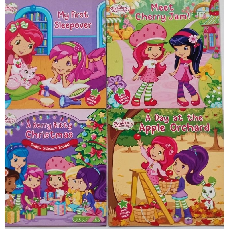 Strawberry Shortcake series English storybook for girls with stickers ...