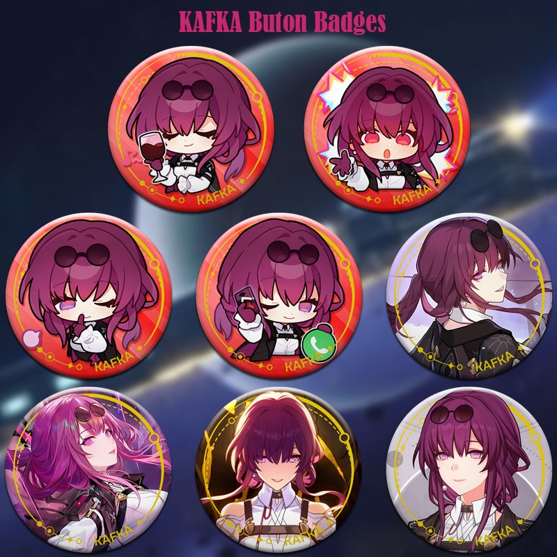 Honkai Star Rail KAFKA 崩坏 星穹铁道 卡芙卡 Pin Button Badges 58mm | Shopee Malaysia