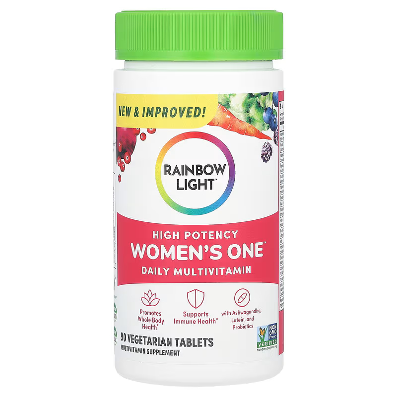 Rainbow Light, High Potency Women's One Daily Multivitamin, 90 / 150 ...