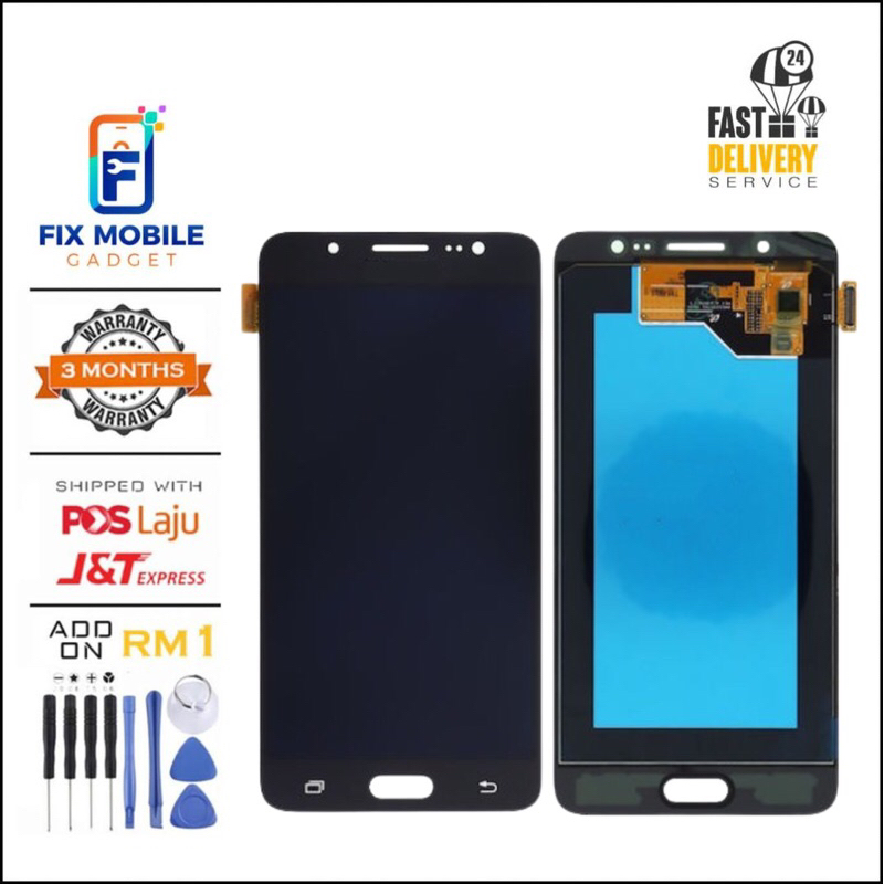 SAMSUNG J510/J5 2016 OLED LCD TOUCH SCREEN(3 MONTHS WARRANTY) | Shopee Malaysia