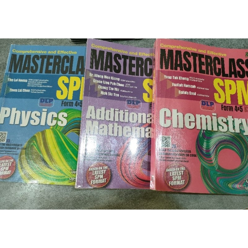 Hot sale 🔥🔥 1 SET MASTERCLASS FORM 4 AND FORM 5 ( USED) | Shopee Malaysia