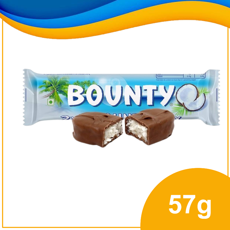 Bounty Milk Chocolate Bar 57g | Shopee Malaysia