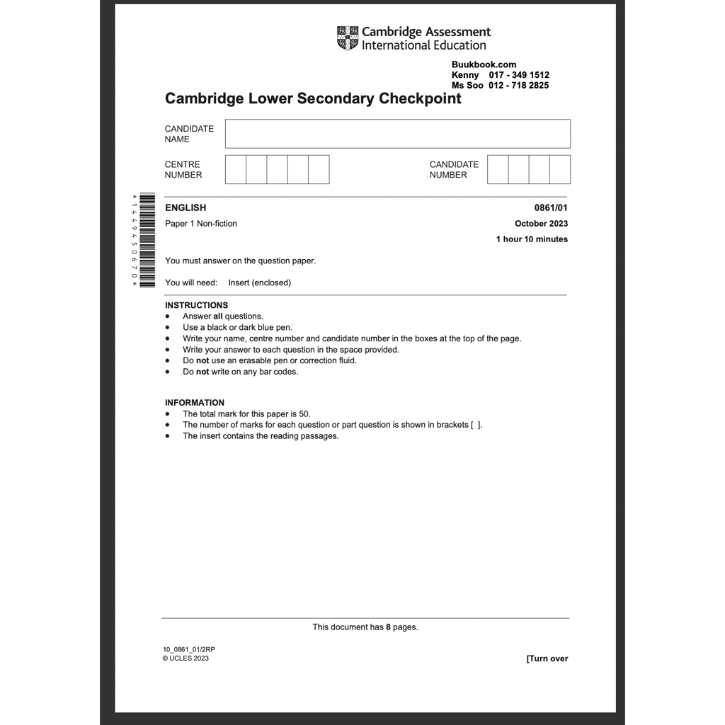 Year 6 Cambridge Primary Checkpoint | Year 9 Cambridge Lower Secondary ... Year 6 Cambridge Primary Checkpoint | Year 9 Cambridge Lower Secondary ...