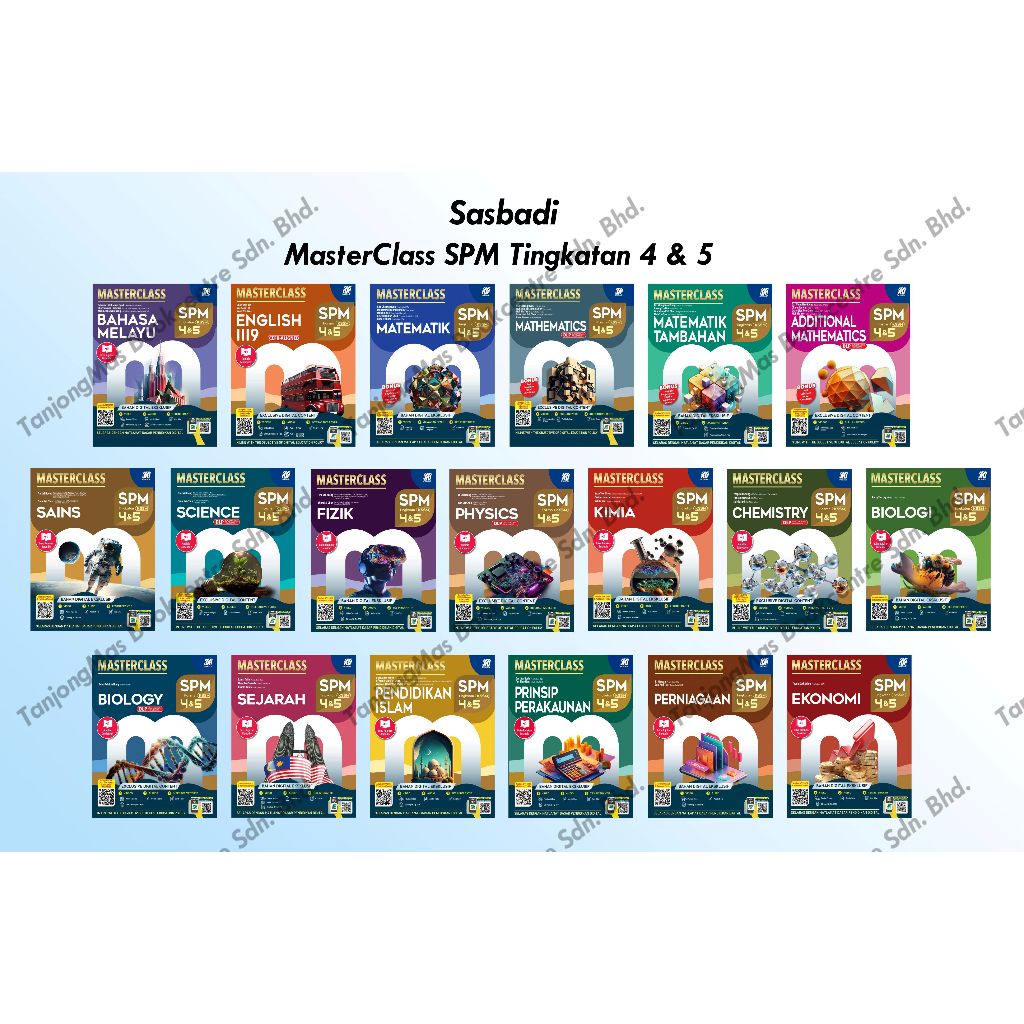 Sasbadi- MasterClass SPM 2024 Tingkatan 4 & 5 | Shopee Malaysia