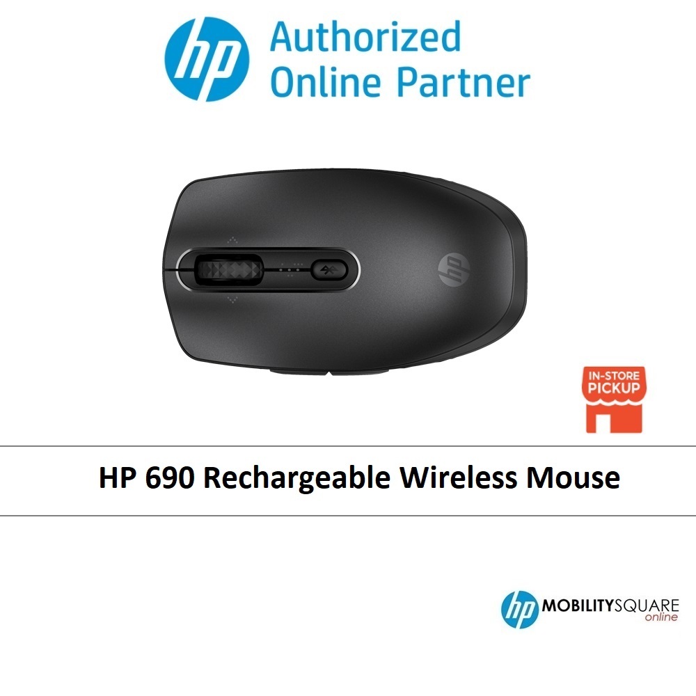 HP 690 Rechargeable Bluetooth Wireless Mouse | Shopee Malaysia