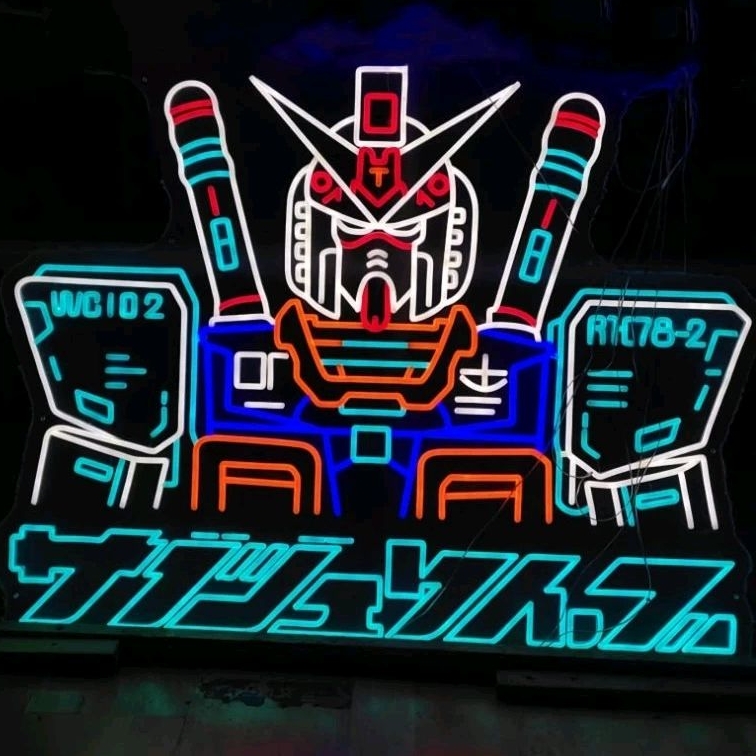 Gundam NeonSign Decoration Led Neon Lights | Shopee Malaysia