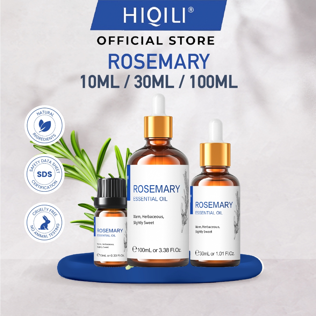 HiQiLi Rosemary Essential Oil Natural Pure Plant Aromatherapy Diffuser ...