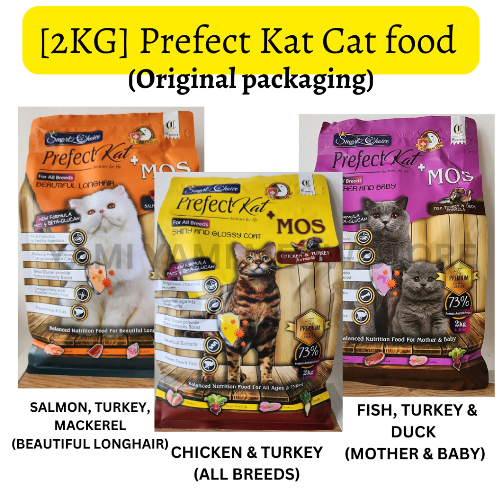 [2KG] ORIGINAL PACKAGING PREFECT KAT CAT FOOD LONGHAIR | ALL BREEDS ...
