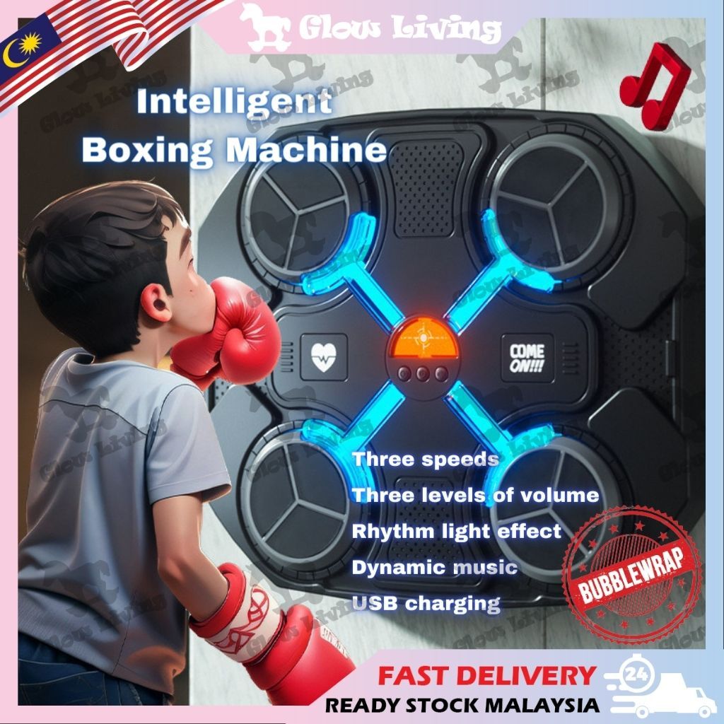 Smart Children's Boxing Target Bluetooth Music Wall-mounted Boxing ...