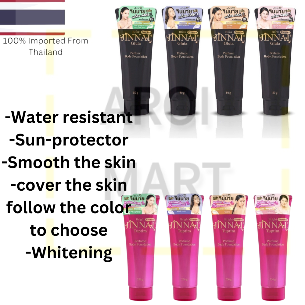JINNAI PREMIUM Tuptim/GLUTA PERFUME BODY FOUNDATION(Product of Thai ...