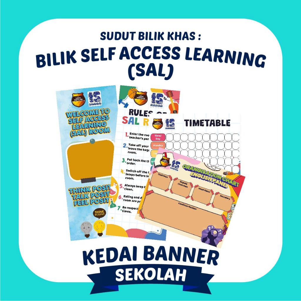 Carta Bilik SAL | Bilik Self Access Learning | Keceriaan Bilik Khas | Keceriaan Sekolah ...