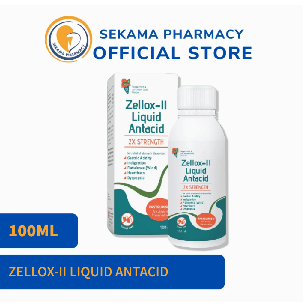ZELLOX-II ANTACID (SUGAR FREE)100ML [EXP: 03/2026] | Shopee Malaysia