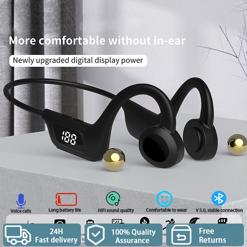 Sport Headphones Bone Conduction Earphones Waterproof Sport Noise ...