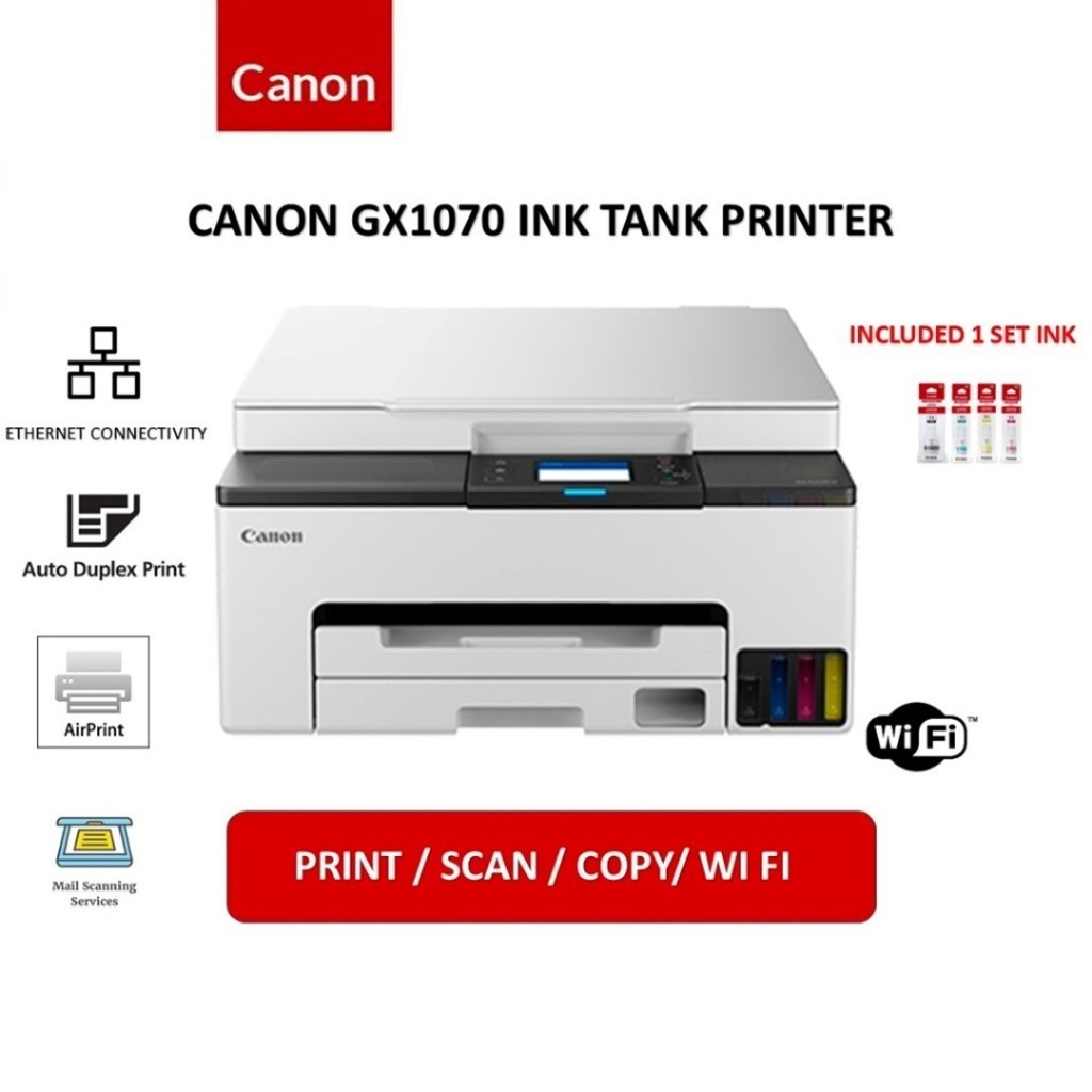 Canon MAXIFY Wireless GX1070 Printer | Shopee Malaysia