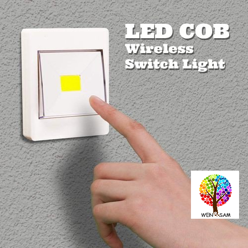 LED COB Switch Light Emergency Light Switch Cordless Wireless COB紧急开关灯 ...