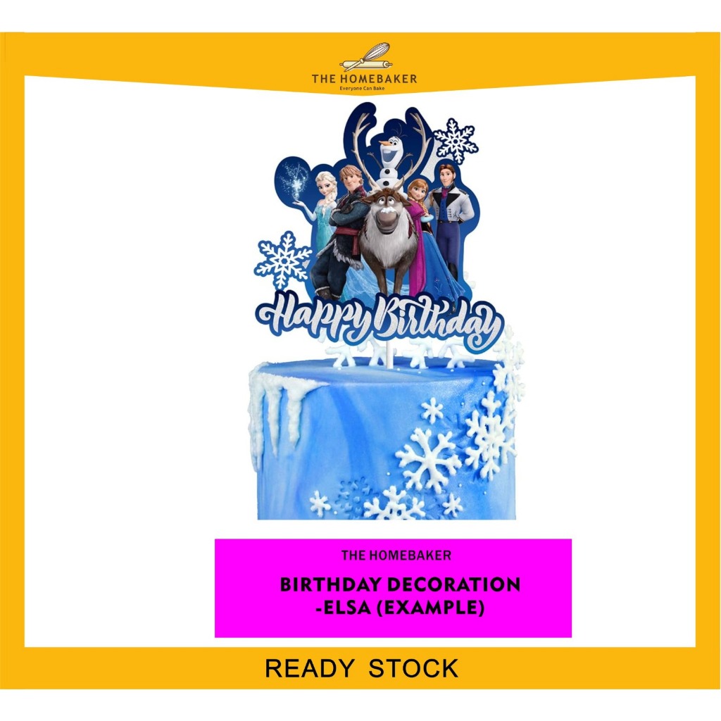 Cartoons Cake Topper / Cake Decorations / The Homebaker | Shopee Malaysia