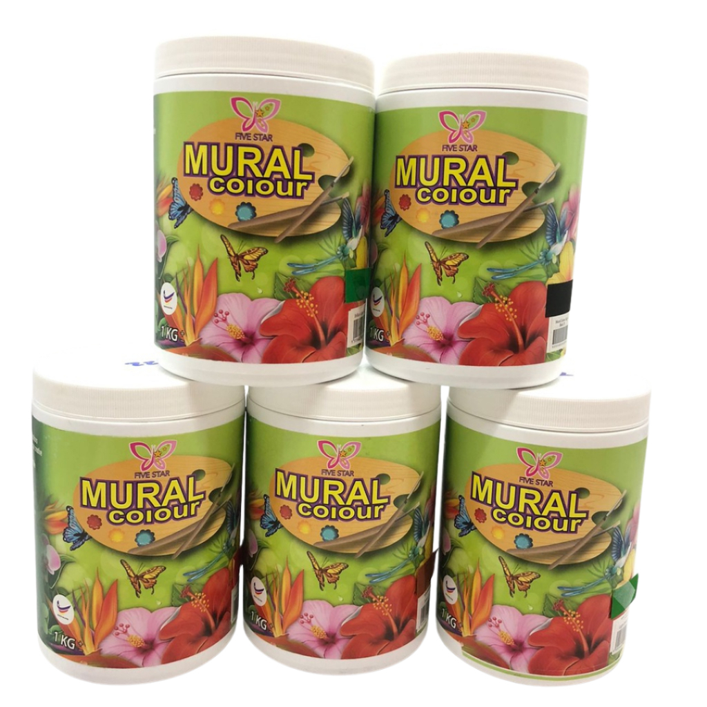 Five Star Mural Colour Paint 1Kg / Warna Mural 1Kg | Shopee Malaysia
