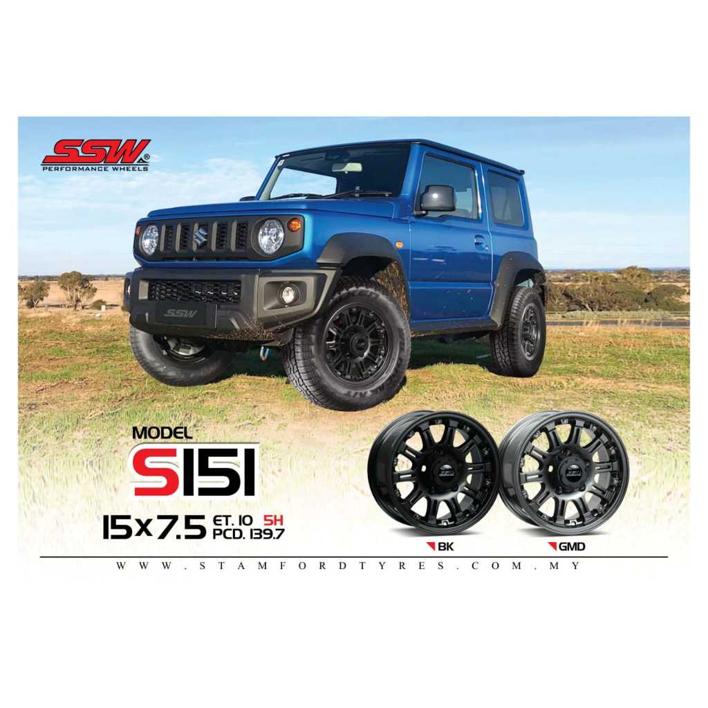SSW S151 rim for suzuki jimmy | Shopee Malaysia