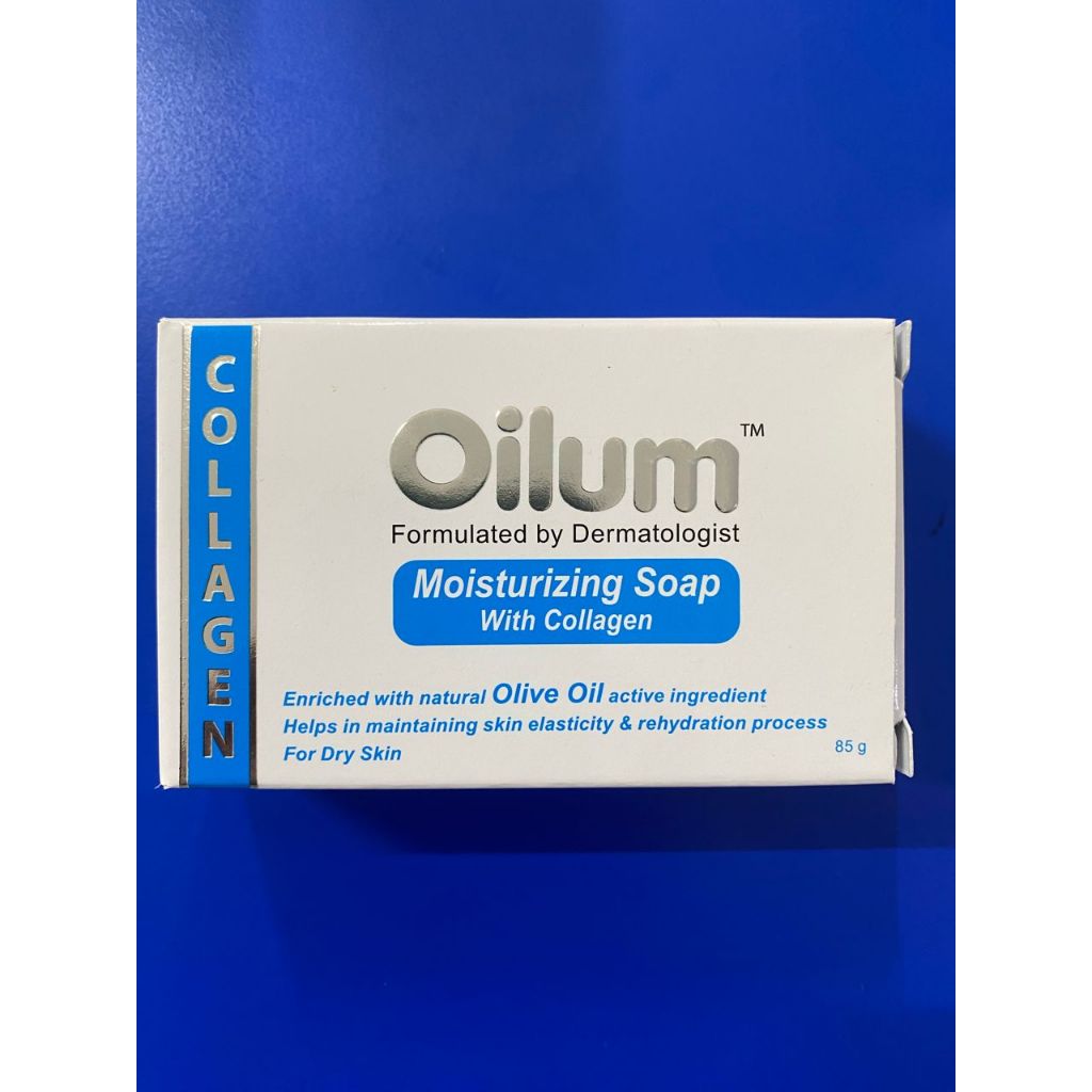 OILUM MOISTURIZING SOAP WITH COLLAGEN FORMULATED BY DERMATOLOGIST 85G ...