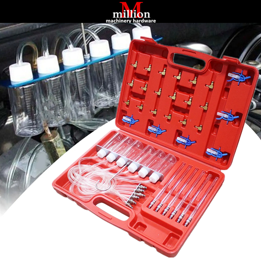 Diesel Injector Flow Meter Test Set Auto Repair Tools for Vehicle Truck ...