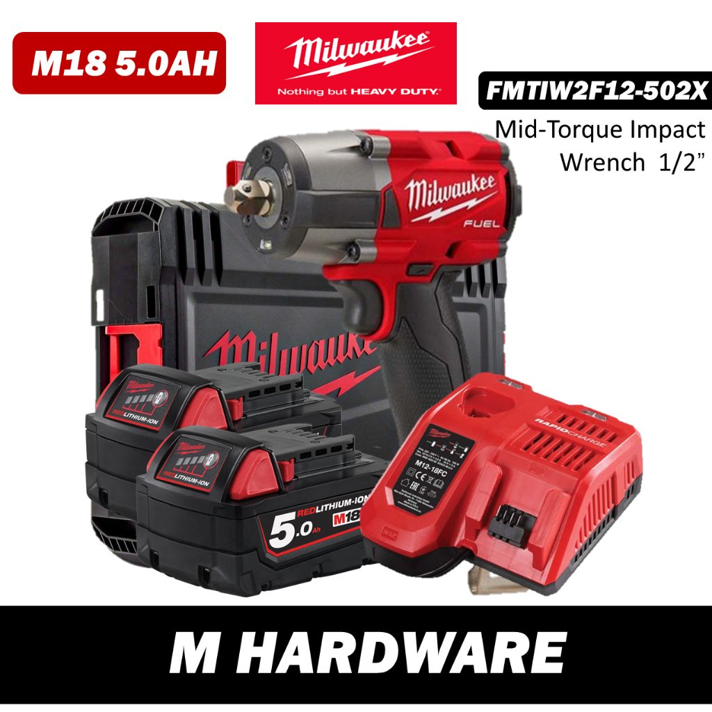 Milwaukee FMTIW2F12 -502X / FMTIW2F12 -0X0 M18 FUEL™ Mid-Torque Impact ...