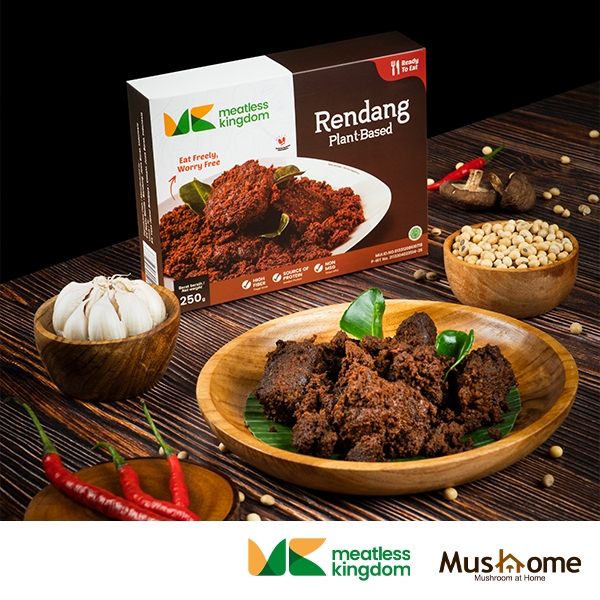MEATLESS KINGDOM Ready To Eat Vegetarian Rendang Food Halal | Shopee ...