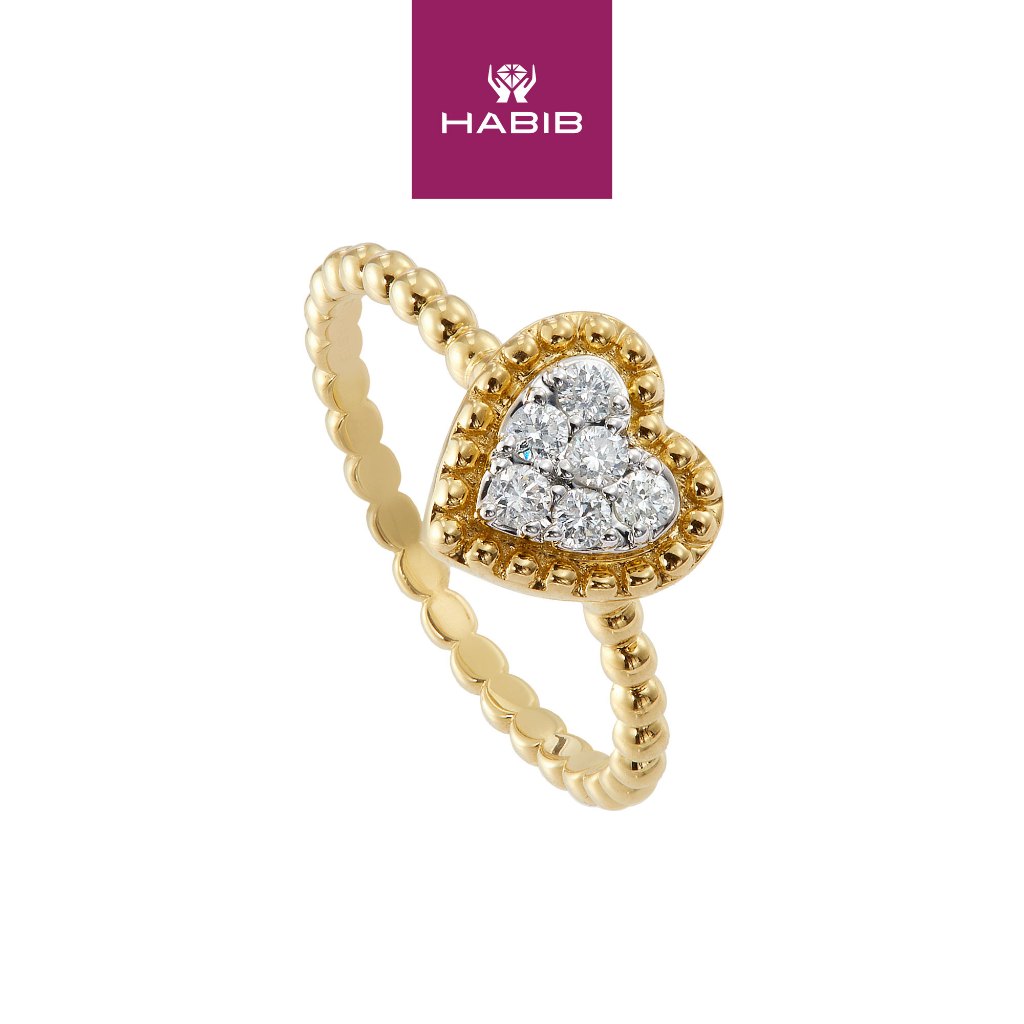 HABIB MYRA | Diamond Ring in 375/9K Yellow Gold (Heart) 268570124 ...