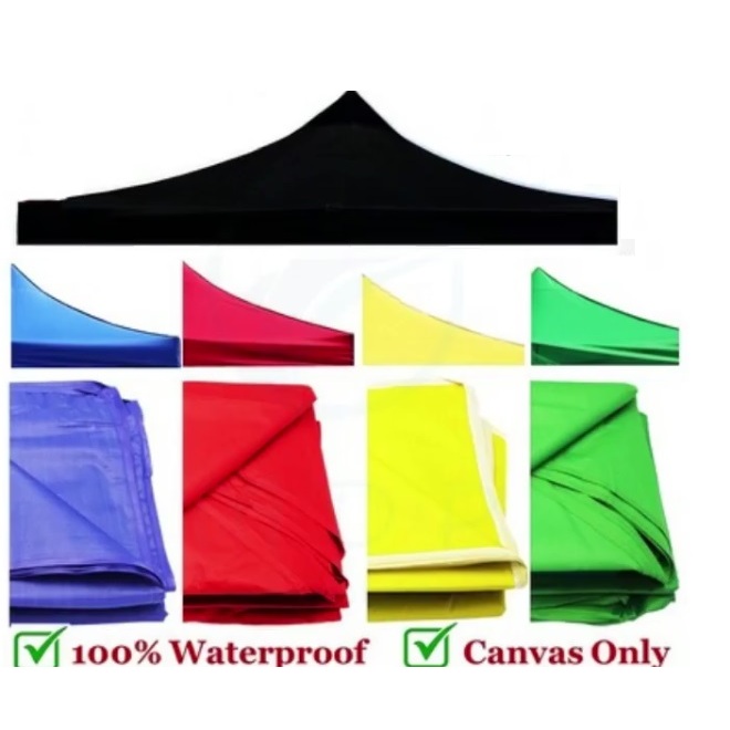 6X6 CANOPY CANVAS KAIN CANOPI TOP CANVAS-600D | Shopee Malaysia