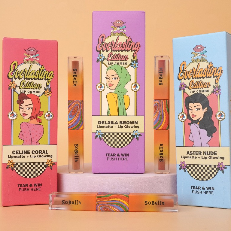 Sobella Everlasting Edition Lipmatte & Lip Combo Raya Edition 2024 ...