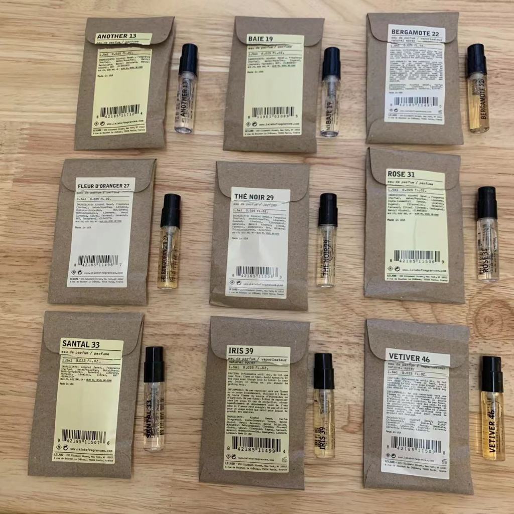Le Labo Perfume EDP Travel Size Sample 1.5ml 10ml 实验室香水小样 EDP LELABO ...