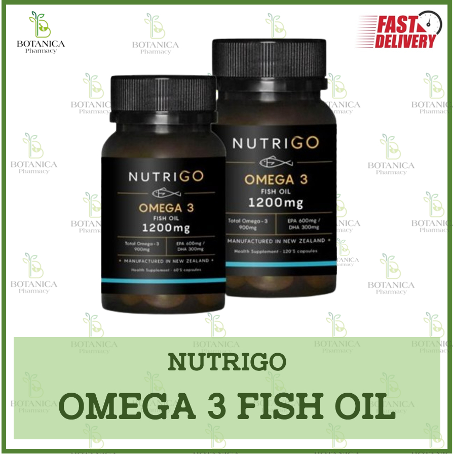 NUTRIGO OMEGA 3 FISH OIL 1200MG (EXP:06/2026) | Shopee Malaysia