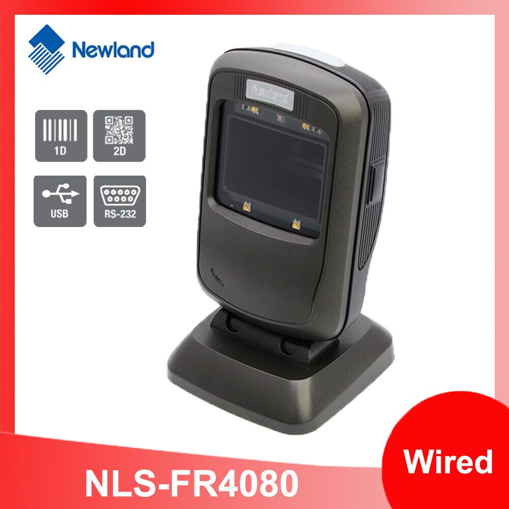 Newland FR-4080 FR-40 1D/2D Desktop Barcode Scanner Ewallet Scanner QR ...