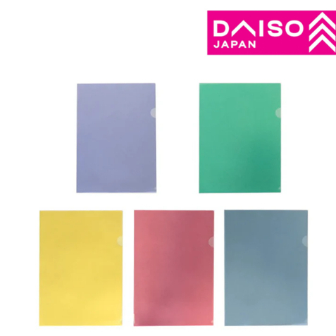 DAISO A4 Clear Holder 10pcs | Shopee Malaysia