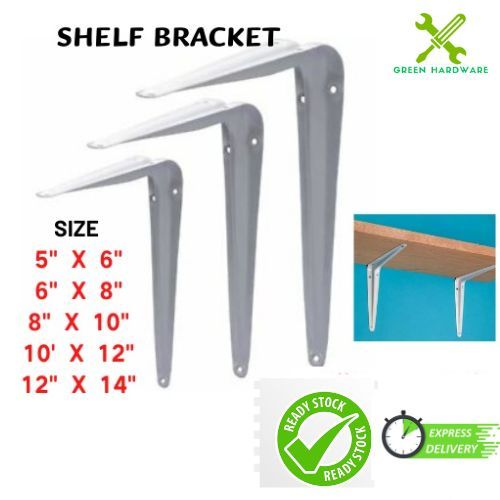 (1pcs) Shelf L Bracket/ Shelf Bracket/L Bracket Dinding/DIY Bracket ...