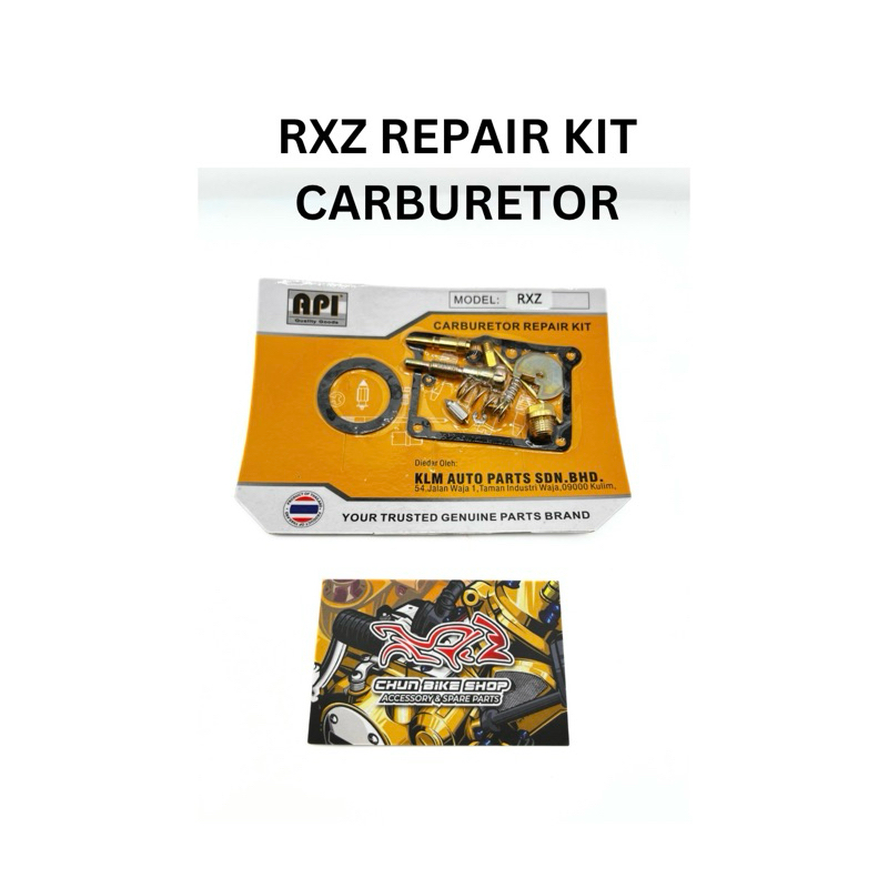 YAMAHA RXZ CARBURETOR REPAIR KIT // SET BARANG DLAM CARBURETOR JARUH ...