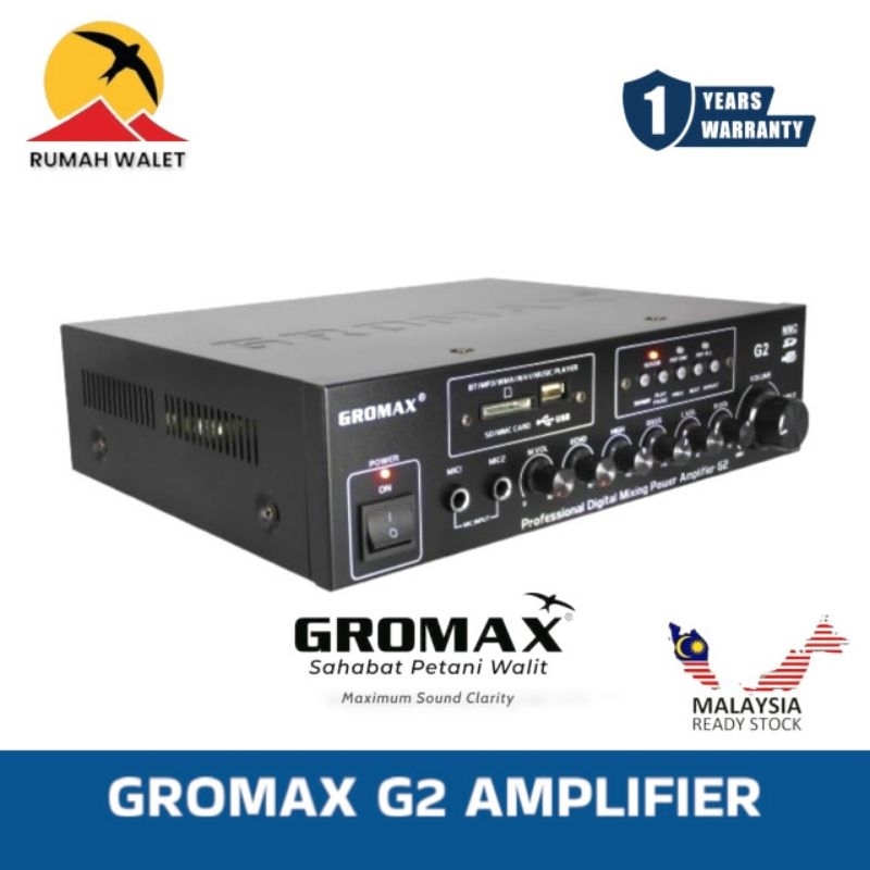 Gromax G2 Amplifiers | Shopee Malaysia