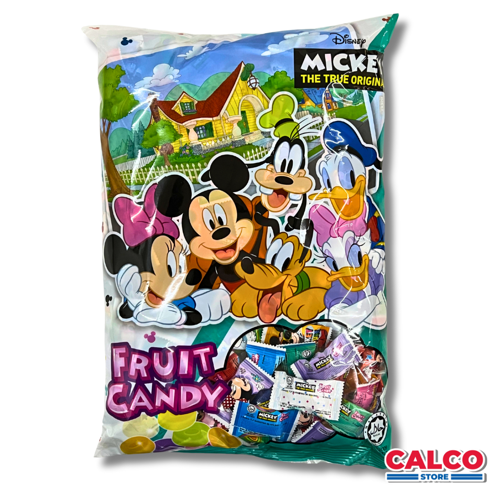 350pcs YLF Beardy Disney Mickey Mouse Mix Fruit Flavoured Candy Gula ...